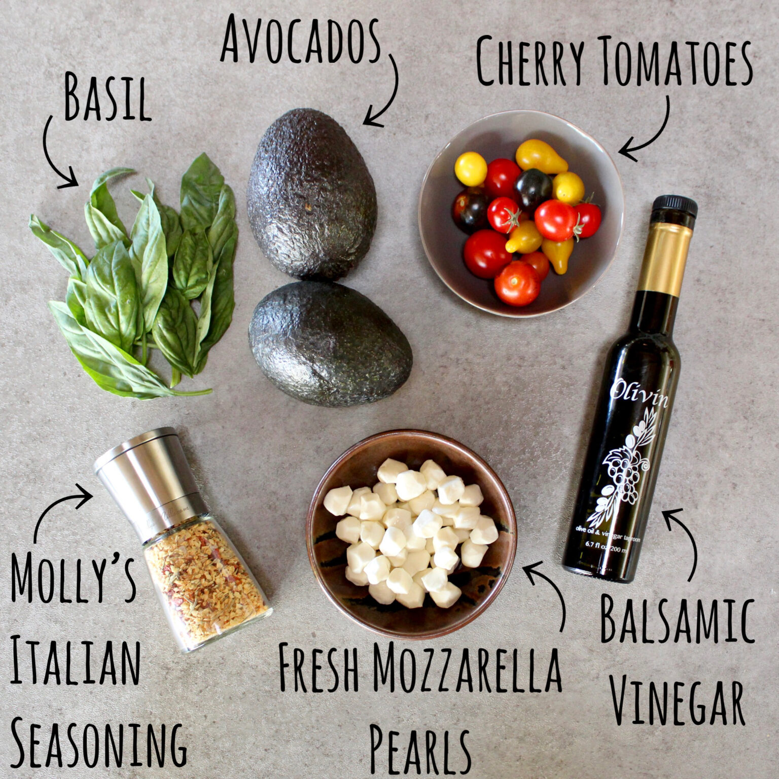 Caprese Stuffed Avocados – Molly’s Garlic Goddess Seasonings