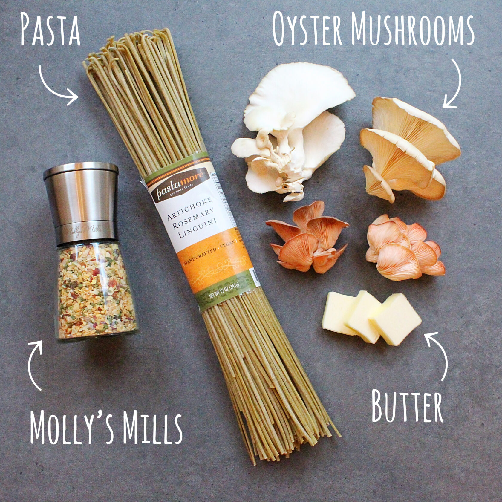 4 Ingredient Mushroom Pasta – Molly’s Garlic Goddess Seasonings